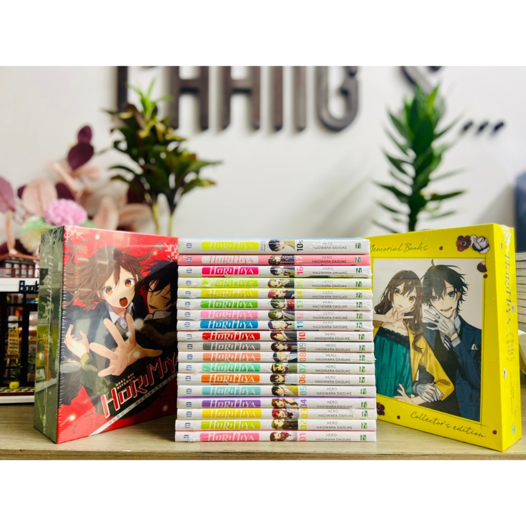 Truyện tranh Horimiya trọn bộ 17 tập + Box Tốt nghiệp sưu tầm + Box 17 ...