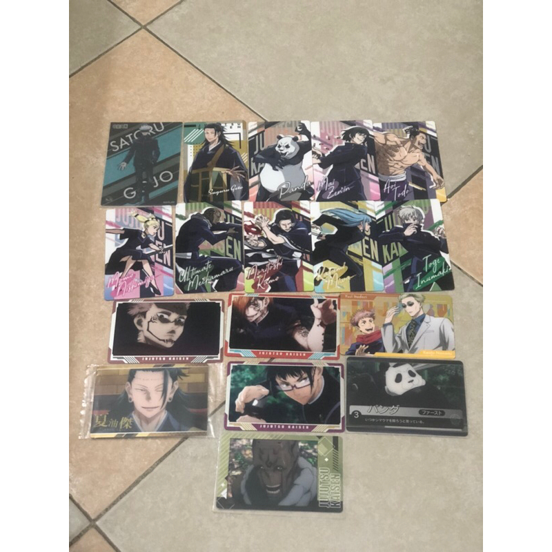 card anime jujutsu kaisen metallic (jjk) | Shopee Việt Nam