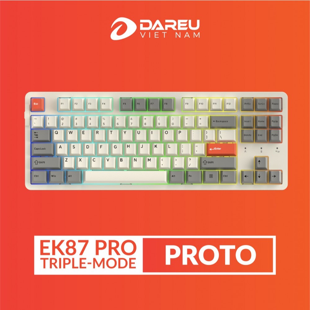 Bàn phím cơ Gaming DAREU EK87 PRO / EK98 PRO/ EK104 PRO (Triple Mode ...