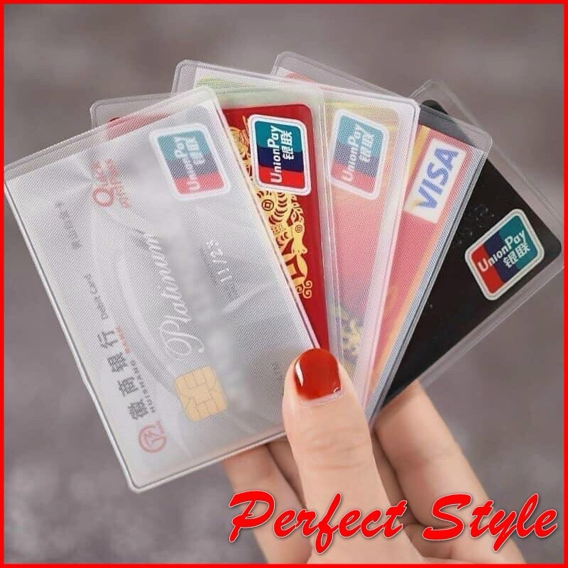 Bọc bao chống xước chip CCCD - ATM, Vỏ bọc căn cước công dân trong suốt ...