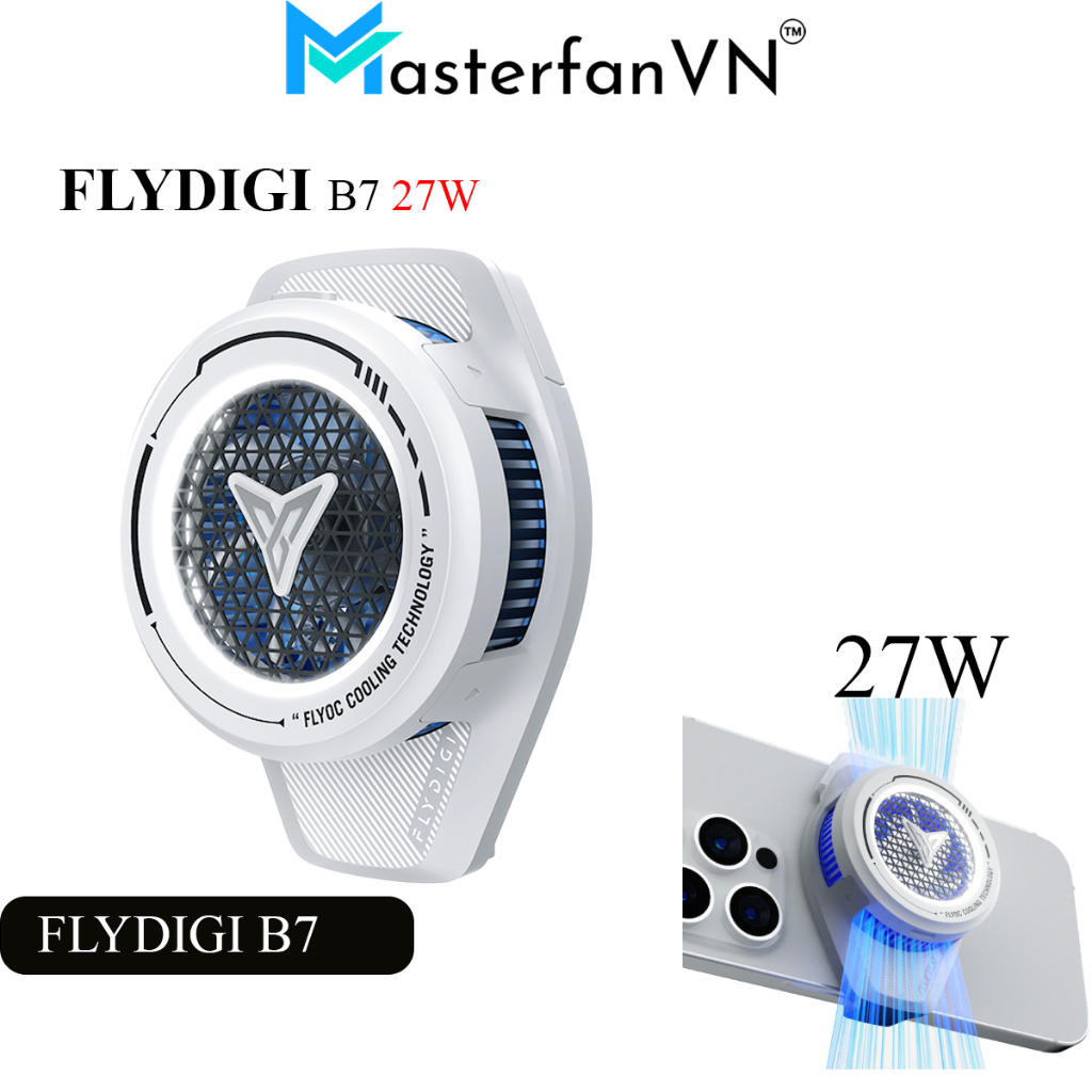 Flydigi B7 | Quạt tản nhiệt sò lạnh dành cho điện thoại công suất 27W | Shopee Việt Nam
