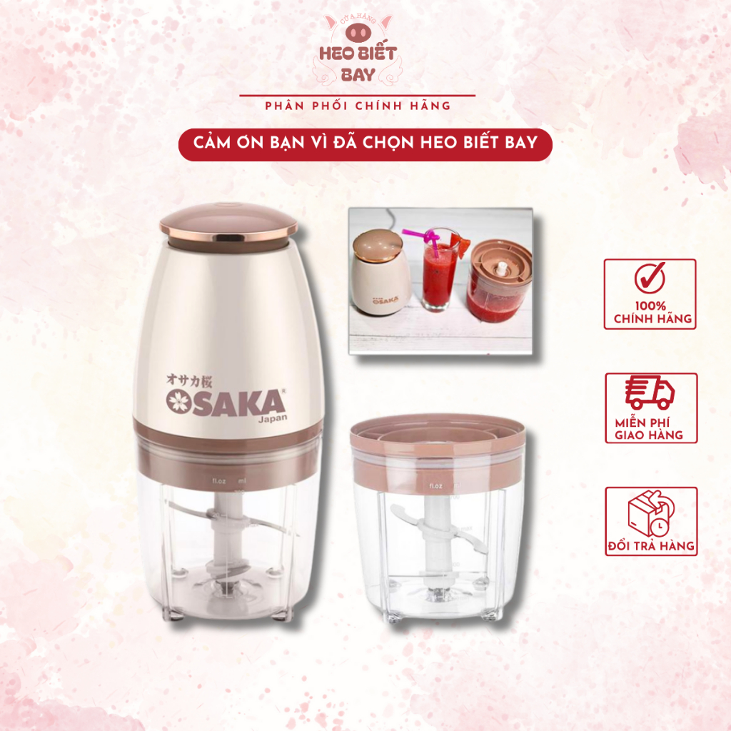 Máy xay đa năng xay sinh tố xay rau củ xay thịt xay nước đá Osaka 700ml ...