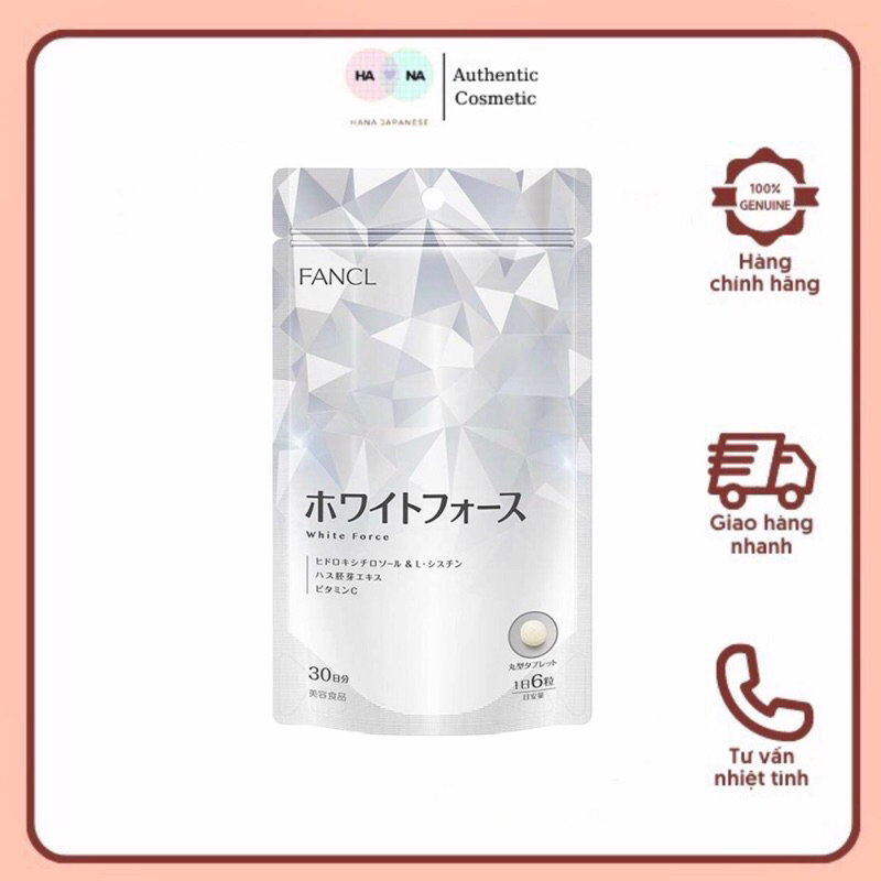 Viên Trắng Da Fancl White Force Nhật Bản 180 Viên Mẫu Mới | Shopee Việt Nam