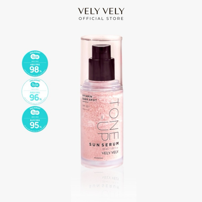 Tinh chất chống nắng bọc viên nang nâng tone Sun Serum Vely Vely | Shopee Việt Nam
