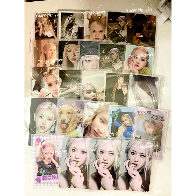 [CHÍNH HÃNG] TỔNG HỢP CARD ROSÉ BLACKPINK | Shopee Việt Nam