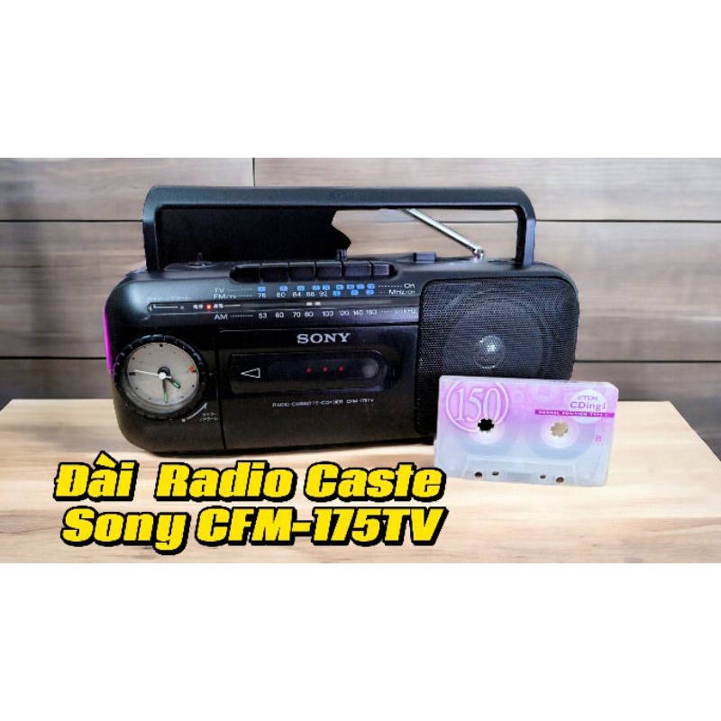 Đài Radio Caste SONY CFM-175TV | Shopee Việt Nam