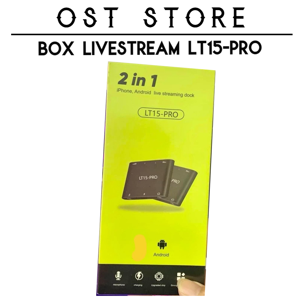 Box Livestream STEREO LT15 PRO Dùng Được Cả Type C Và IP Đầy Đủ Dây Kết ...
