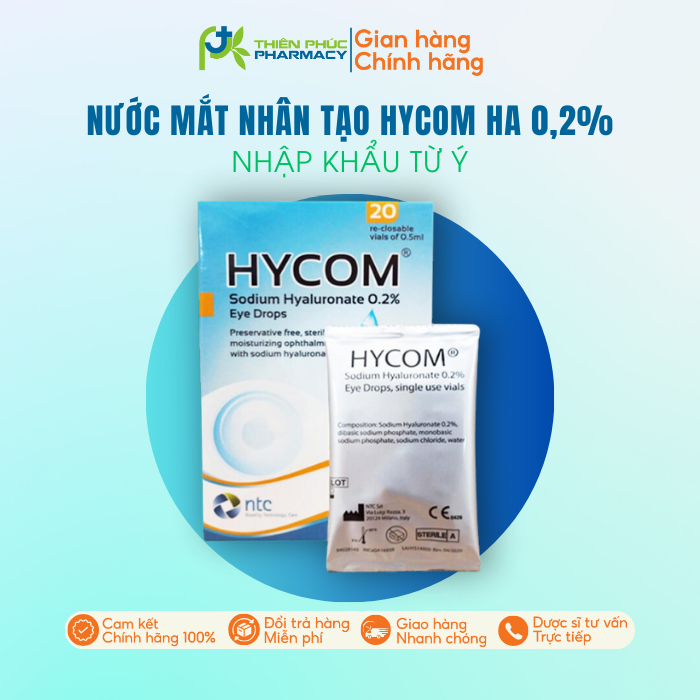 NƯỚC MẮT NHÂN TẠO HYCOM HA 0.2% | Shopee Việt Nam