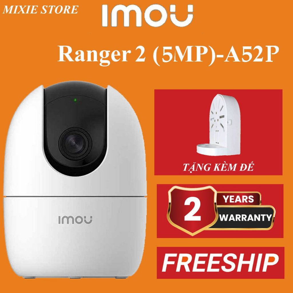 IMOU RANGER 2 5MP - A52 - CAMERA TRONG NHÀ CHUẨN 3K, QUAY QUÉT TOÀN ...
