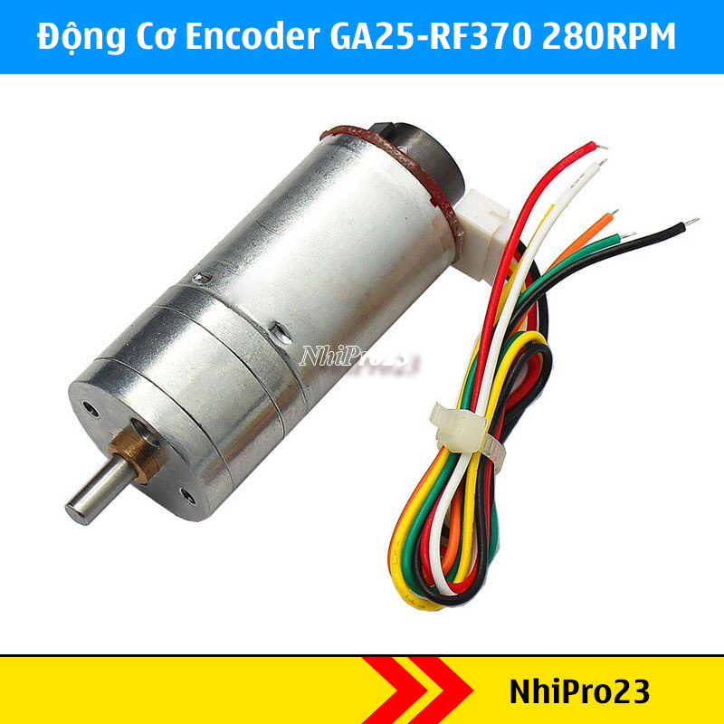 Động cơ giảm tốc Encoder GA25-370 280rpm DC Geared Motor | Shopee Việt Nam