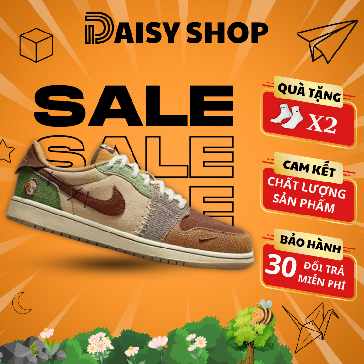 [ BEST QUALITY ] Giày JD Zion Williamson x Air Jordan 1 Retro Low OG ...