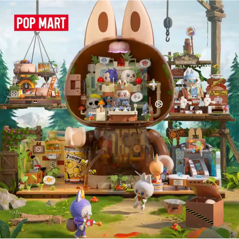 POP BLOCKS Labubu The Monsters Forest Secret Base Blind Box Confirmed ...