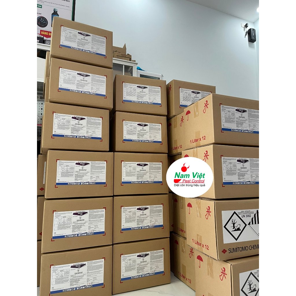 THUỐC TRỪ MỐI CHO CÔNG TRÌNH, NHÀ Ở WAZARY 10SC - Sumitomo ( chai 1 lít ...
