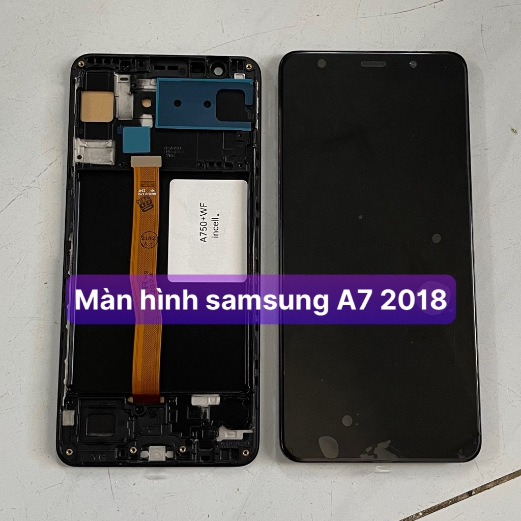 màn hình samsung A750 / A7 2018 Incell phôi to liền khung | Shopee Việt Nam