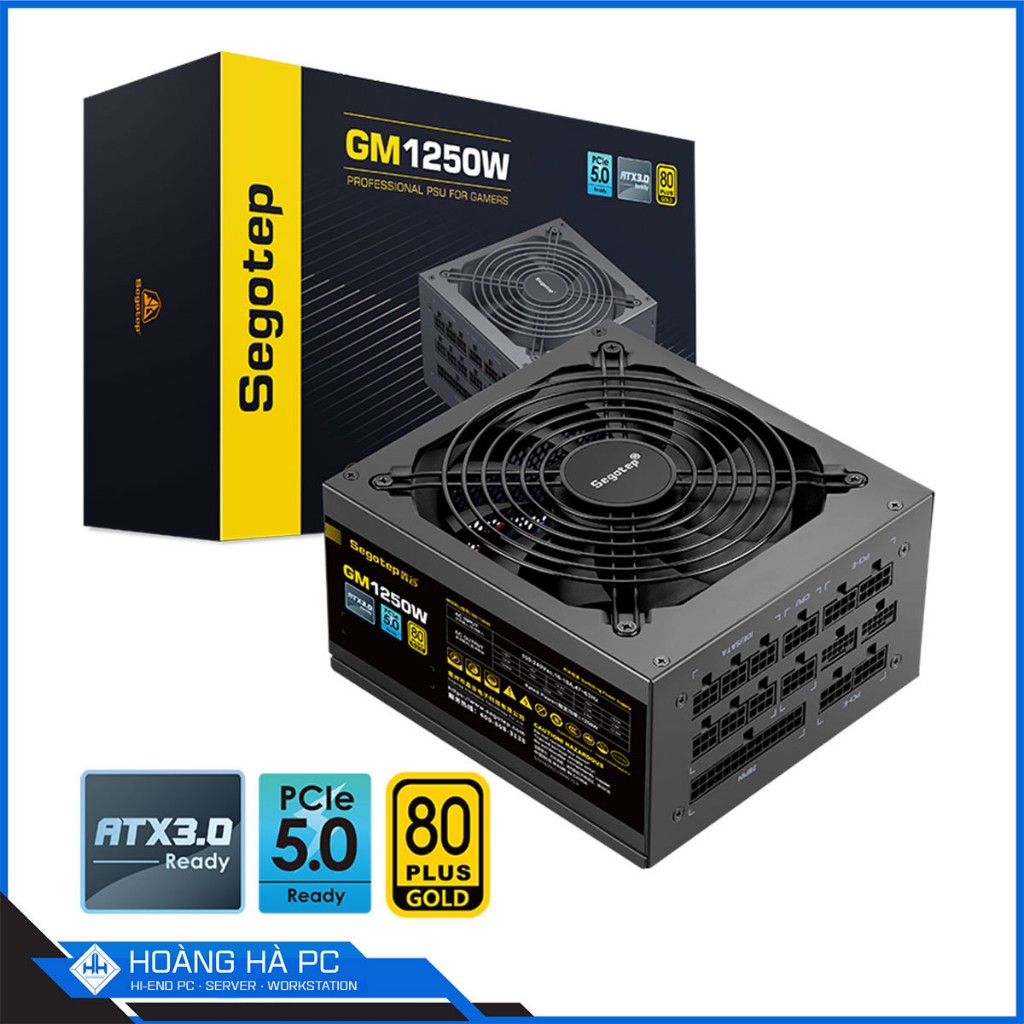 Nguồn Segotep GM1250W 1250W ATX 3.0 (80 Plus Gold | PCIE 5.0) | Shopee Việt Nam