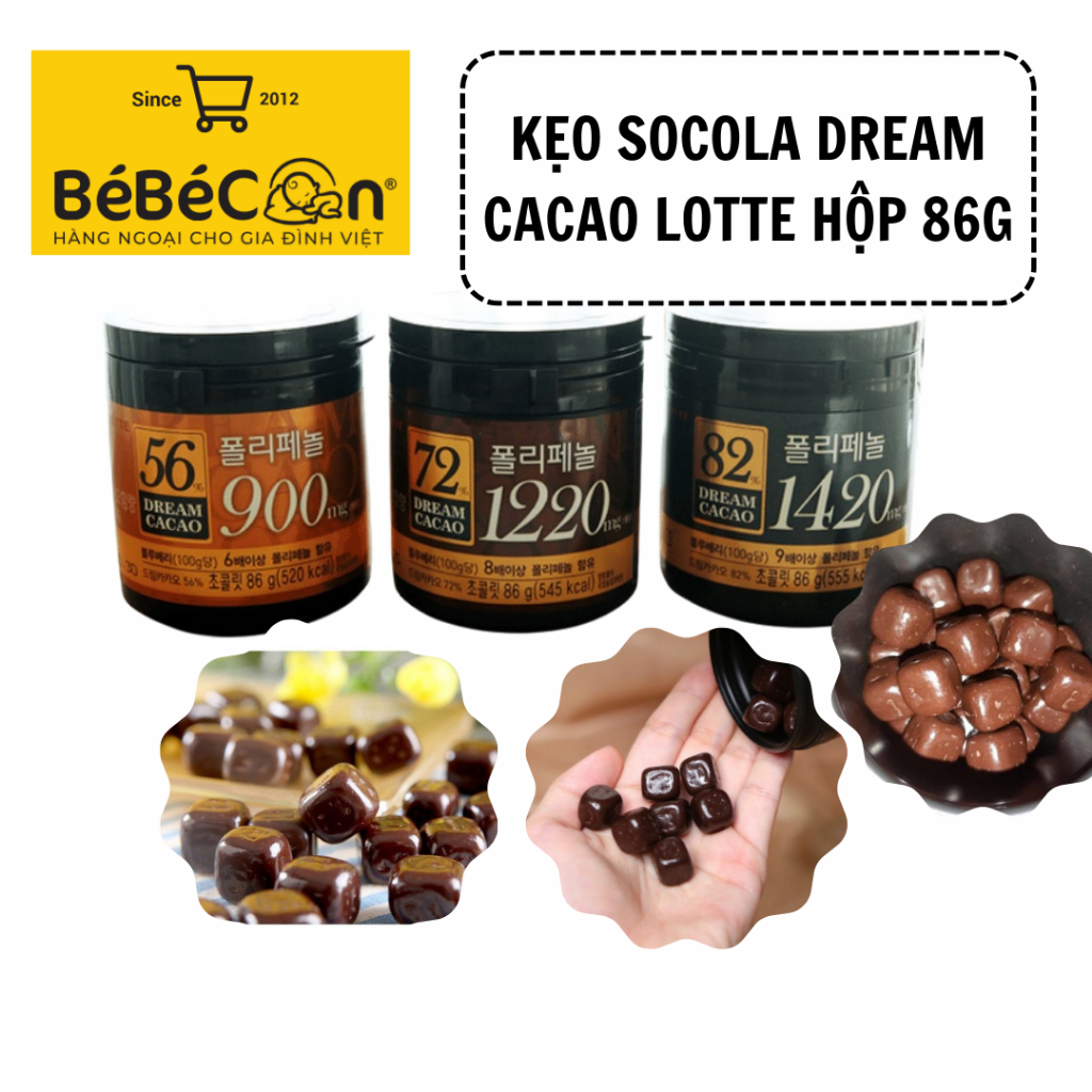Kẹo Socola Dream Cacao Lotte Hộp 86G | Shopee Việt Nam