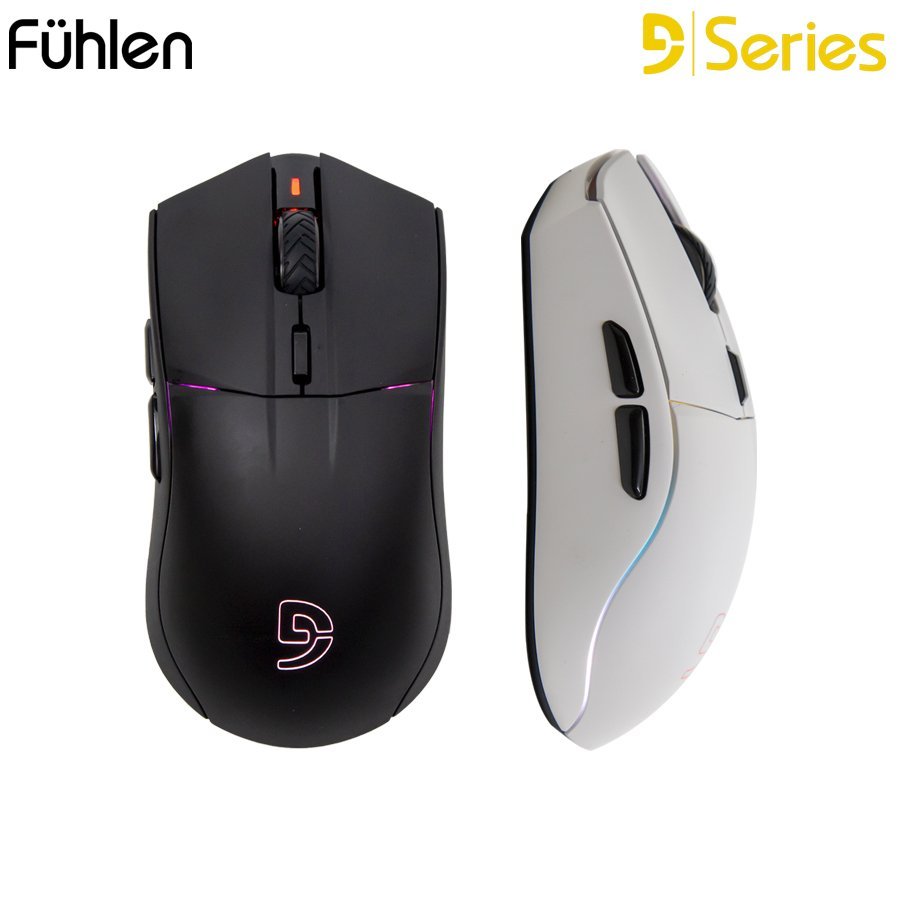 Chuột không dây Fuhlen D60s chuyên gaming, kết nối Wireless / Type-C / Bluetooth, 10000 DPI có ...