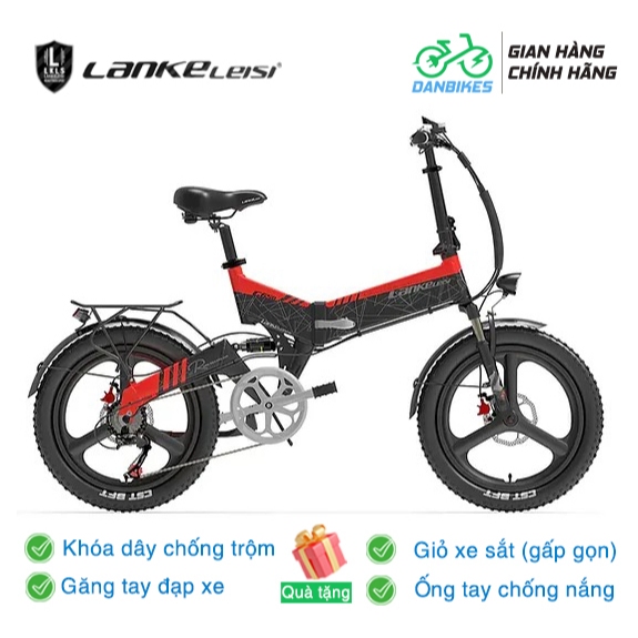 Xe Đạp Điện Gấp Gọn Thể Thao Lankeleisi G650 | Pin Lithium cao cấp ẩn ...