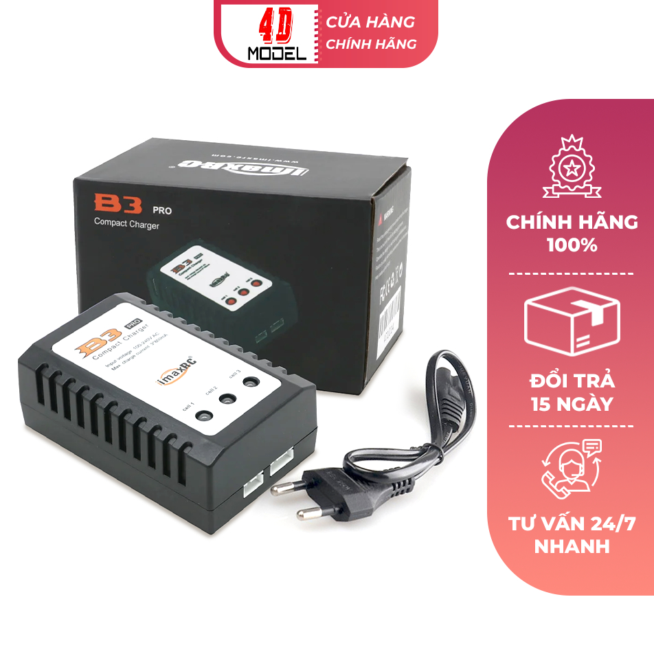 Bộ Sạc Imax B3 10W Chính Hãng Sạc Pin 2s, 3s Dòng Sạc Chuẩn 0.8A ...