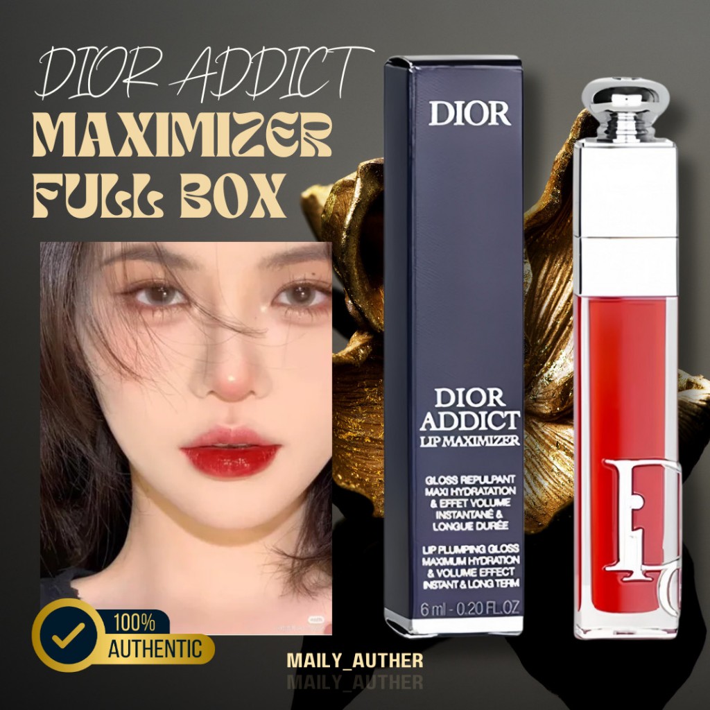 Son Dưỡng Dior Maximizer Fullbox/Unbox Fullsize Dưỡng Môi Mềm Mịn - MAILY AUTHER | Shopee Việt Nam