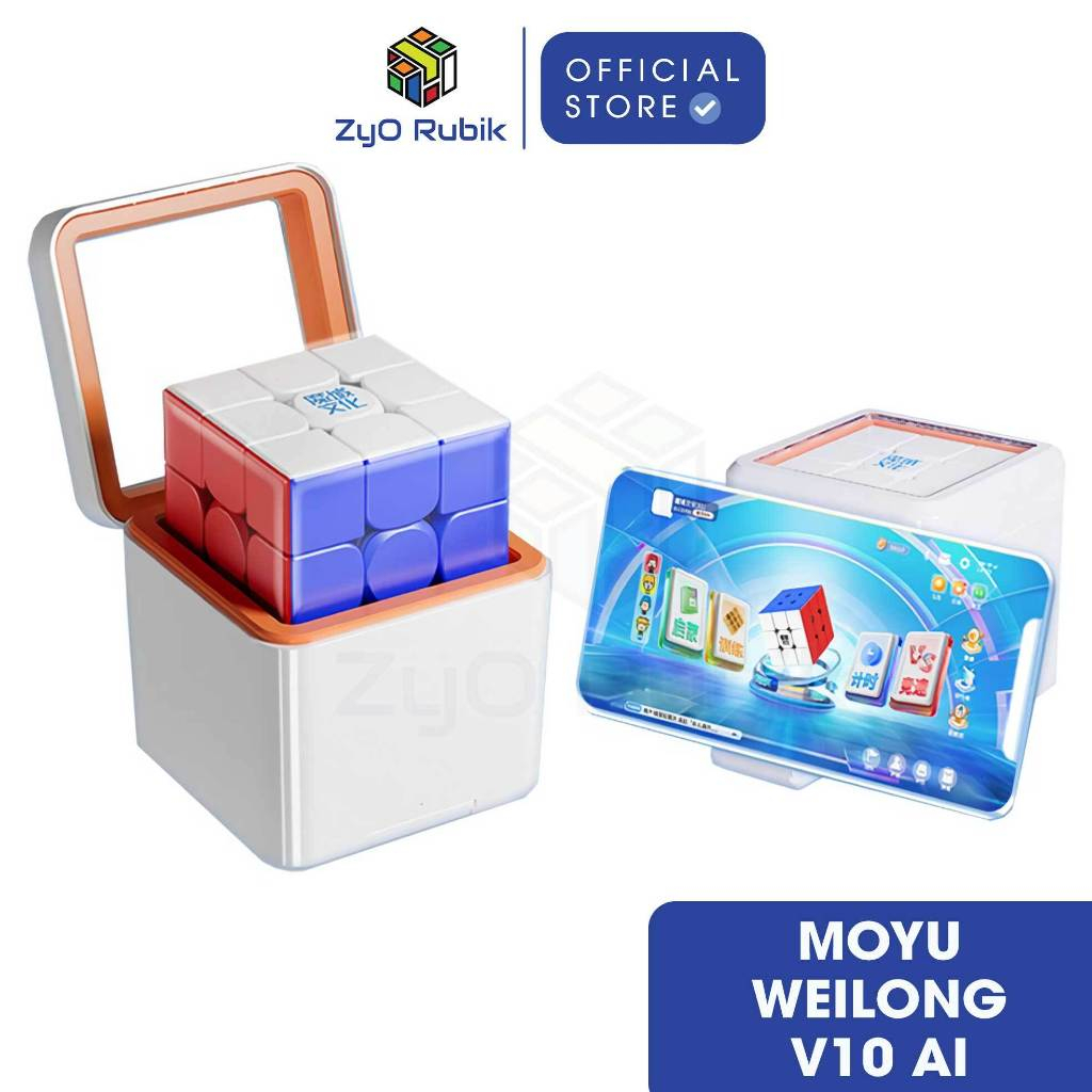 Rubik 3x3 Moyu WRM V10 AI Smart Standard/ UV Coated 2024- Đồ Chơi Trí Tuệ- Zyo Rubik | Shopee ...