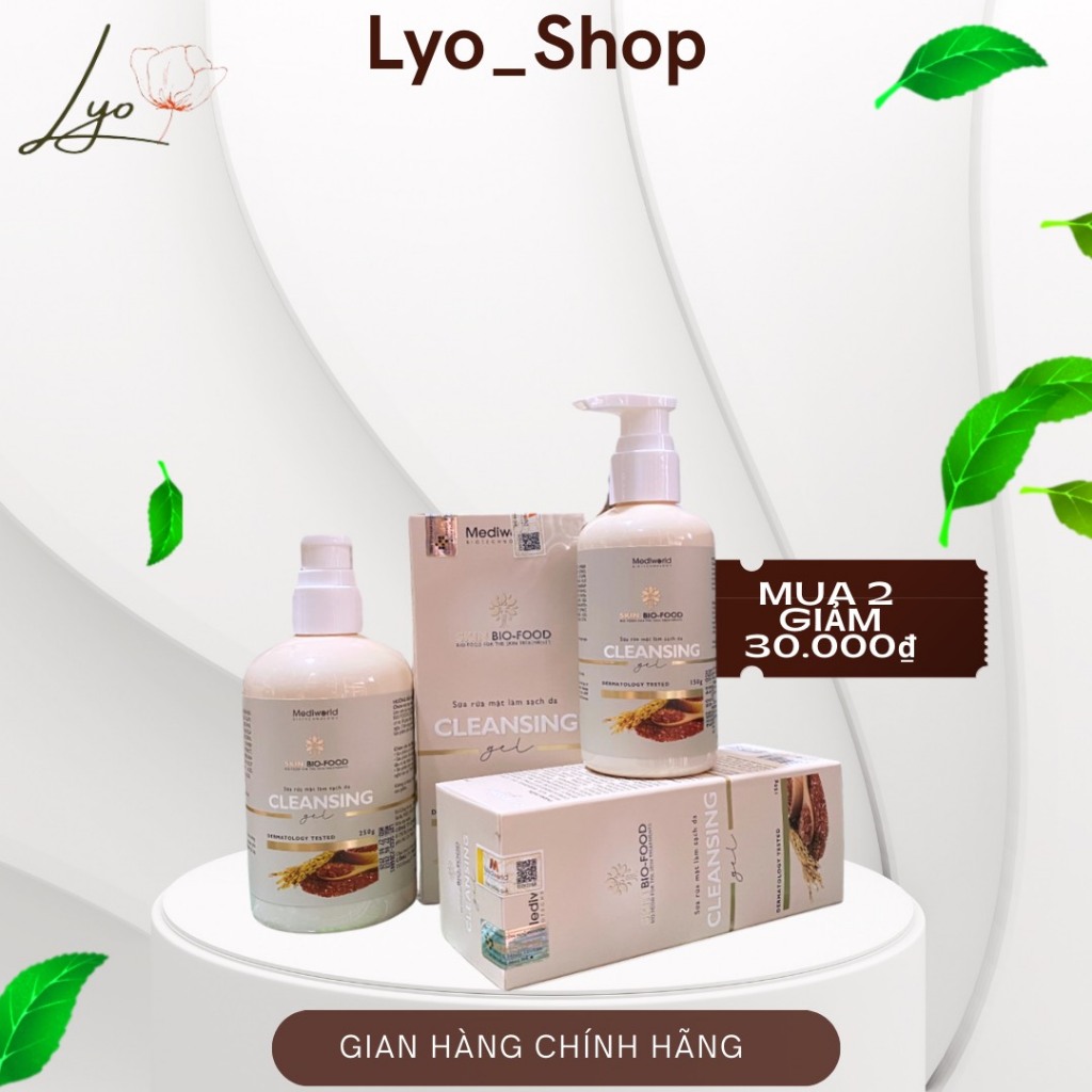 Sữa rửa mặt CLEANSING GEL BIO FOOD Mediworld - Lyo_SHOP | Shopee Việt Nam
