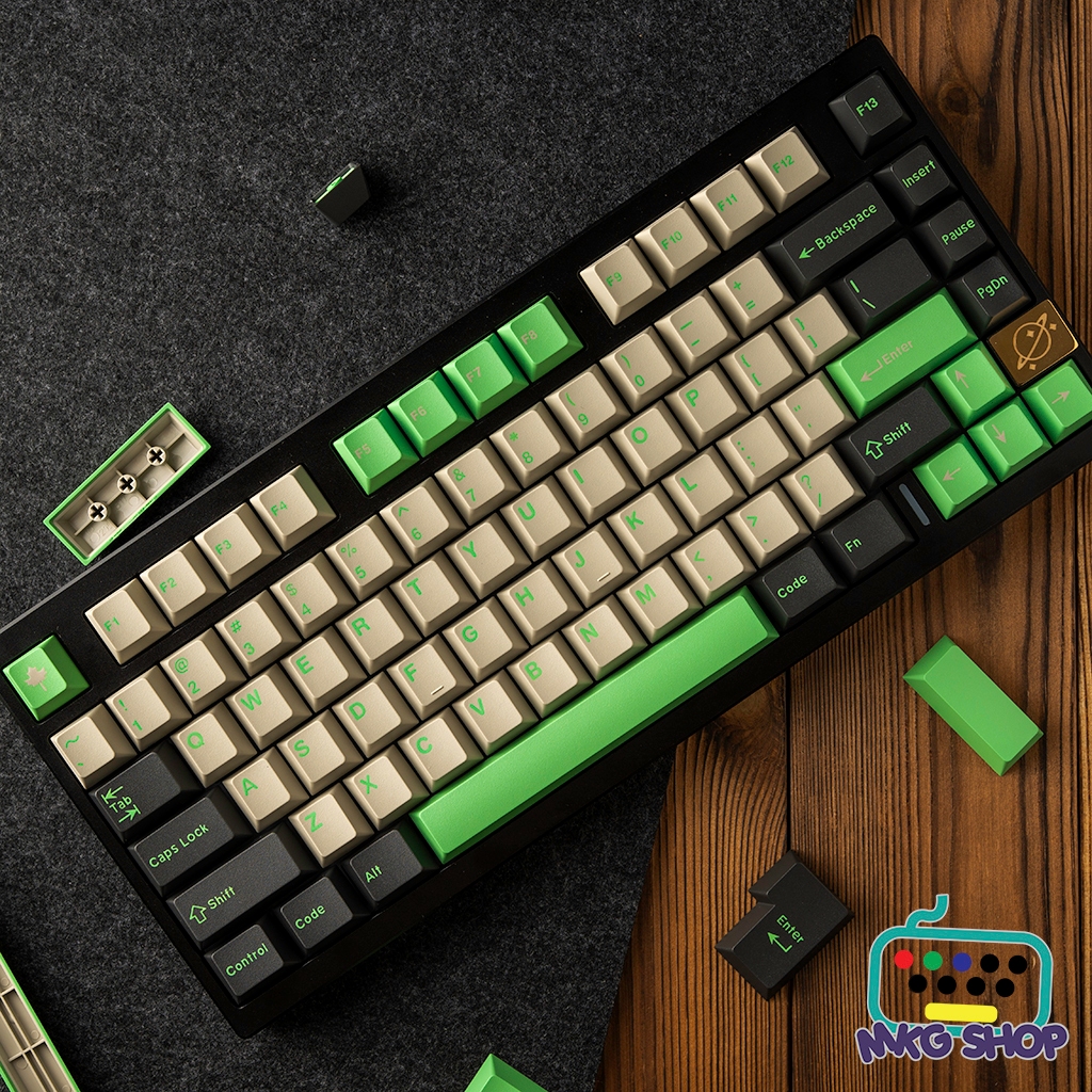 Bộ nút bàn phím cơ | Keycap CMK Pine | ABS doubleshot | Cherry profile ...