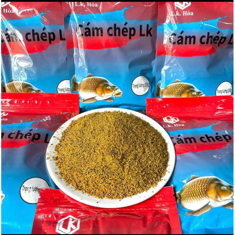 Mồi Câu Cám Chép LK Hoà 250g Chính Hãng Trộn Sẵn Câu Cá Chép- Mồi Câu ...