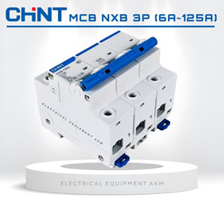 Aptomat MCB 3 Pha Chint NXB-63:6A, 10A, 16A, 25A, 32A, 40A, 50A, 63A ;Dòng Cắt 6KA~10KA; (Hàng ...