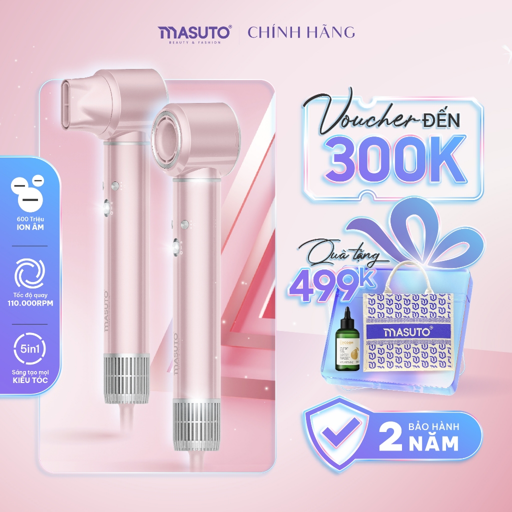 Máy Sấy Tóc Tạo Kiểu Masuto 5in1 Đa Chức Năng Công Nghệ Ion Giảm Hư Tổn ...