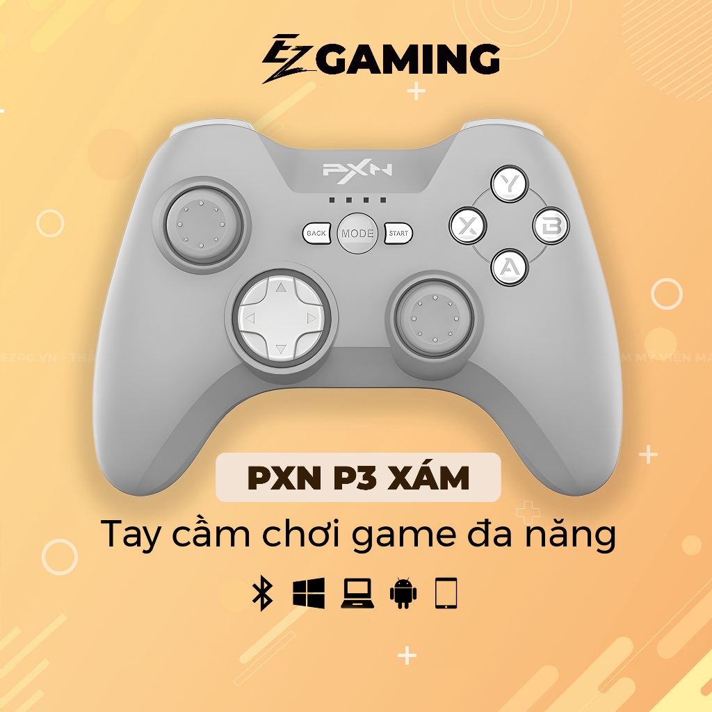 Tay Cầm Chơi Game Không Dây PXN P3 Grey Cho PC/PS3/Android/iOS ...