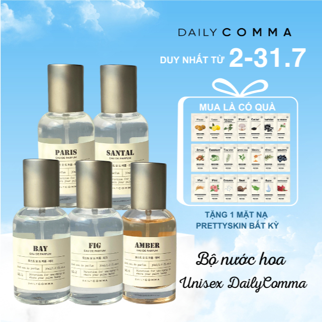 Nước Hoa Daily Comma chính hãng 7 mùi hương Unisex | Shopee Việt Nam