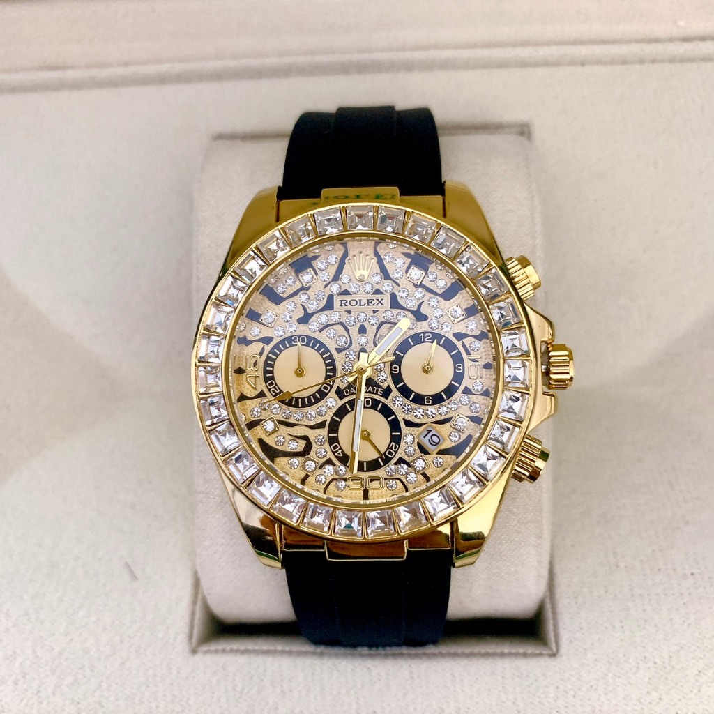 Đồng Hồ Nam Rolex Daytona Cosmograph, Size Mặt 40mm, Máy Pin, Dây Cao ...