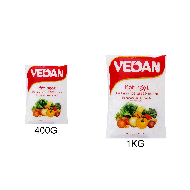 Bột ngọt Vedan gói 400g/ 1Kg ( hạt nhuyễn) | Shopee Việt Nam