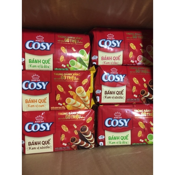Bánh quế Cosy Kinh Đô 117,6g 4 vị | Shopee Việt Nam