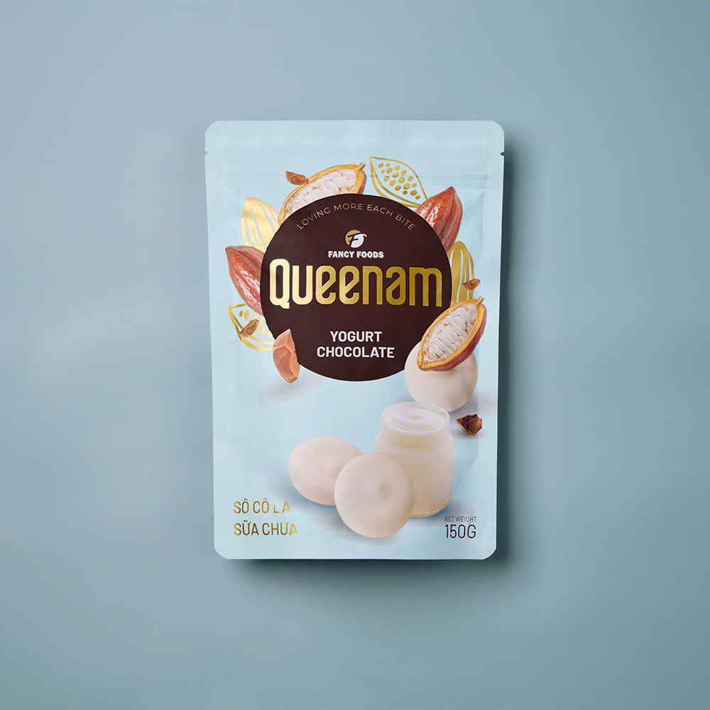 Sô Cô La Sữa chua dạng Nút Queenam 150 GRAM | Shopee Việt Nam