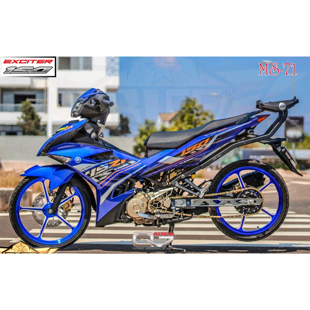 Tem Rời EXCITER 150 - XANH GP - MS71 - DECALQ7 | Shopee Việt Nam