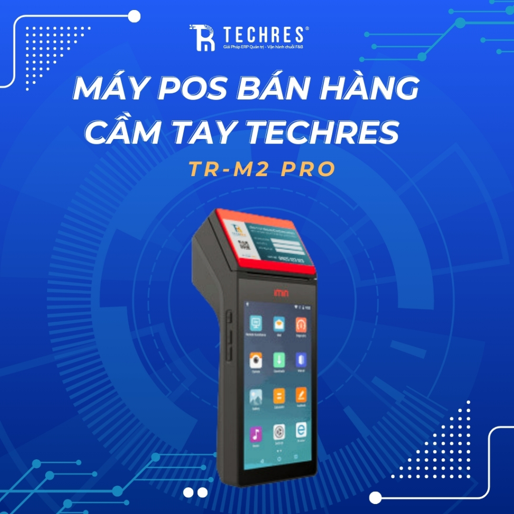 MÁY POS BÁN HÀNG CẦM TAY TECHRES TR-M2 PRO | Shopee Việt Nam