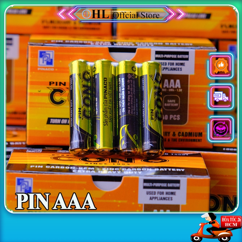 Pin AAA CON Ó – Pin tiểu size 3A - 1.5V – Chuyên dùng cho remote, các ...