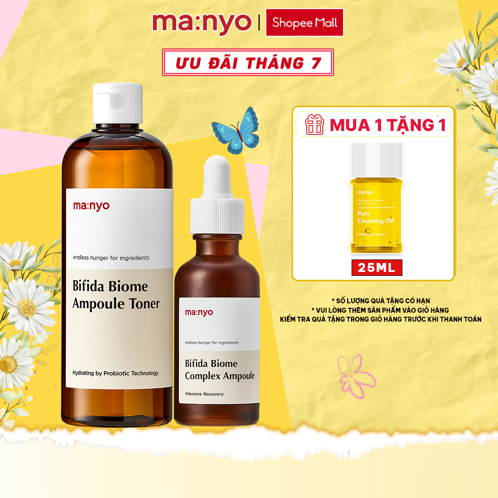 [CB 210ML & 30ml] Combo Ma:nyo Bifida Biome Ampoule Toner 210ML & Ma ...