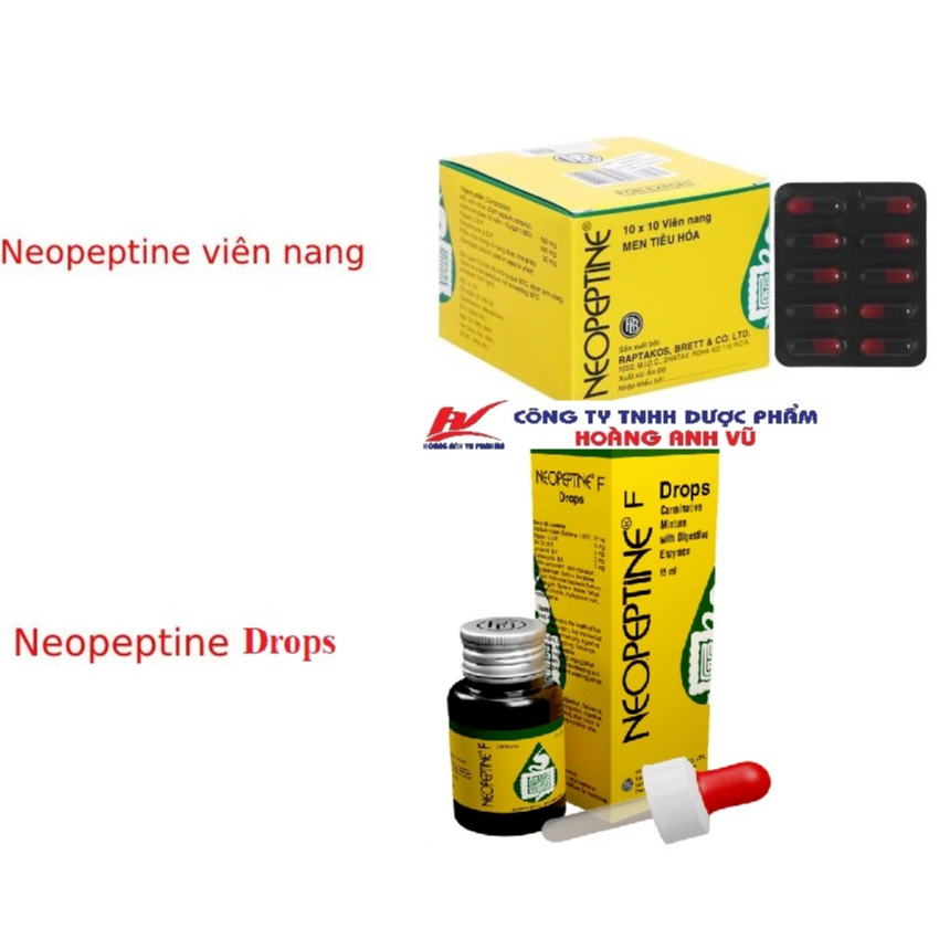 NEOPEPTINE F DROPS (15ML) & NEOPEPTINE VIÊN -GIẢM ĐẦY HƠI NÔN TRỚ ...