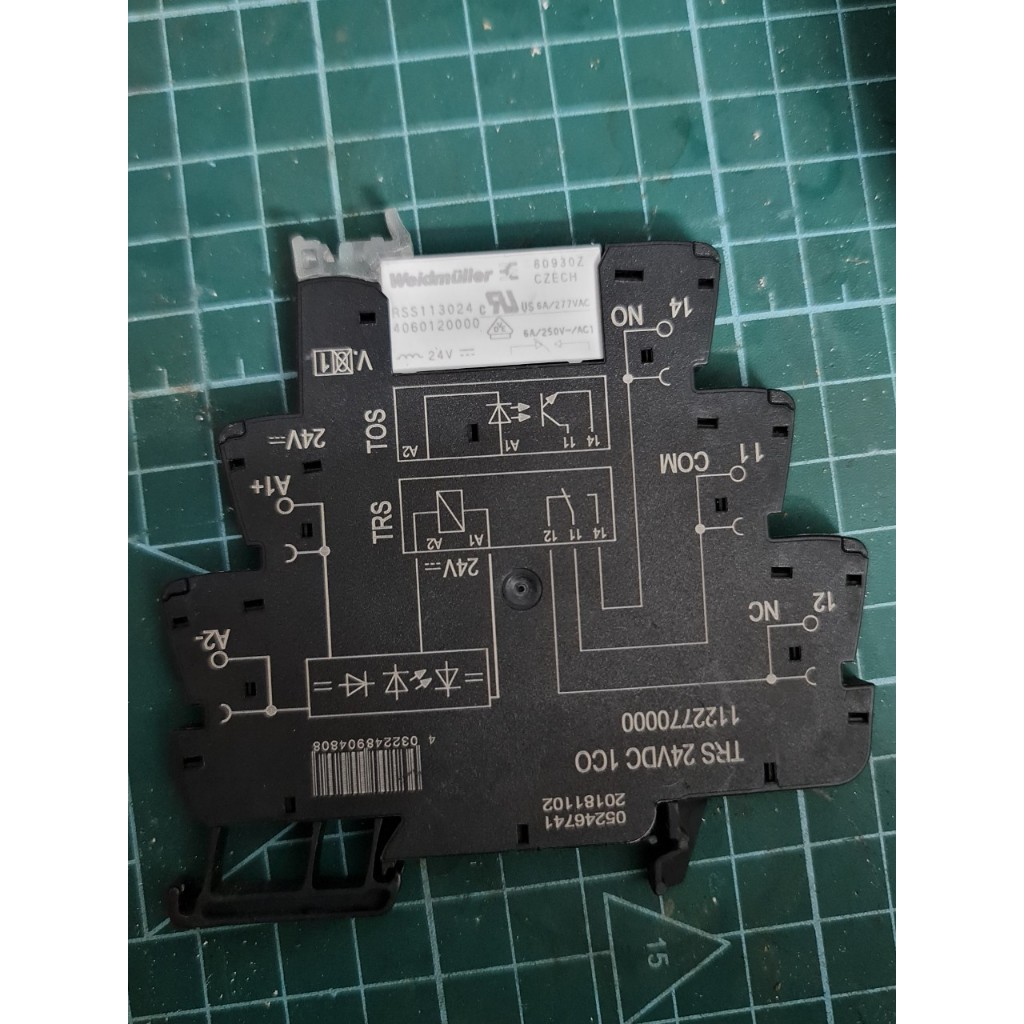 RƠ LE WEIDMULLER PLC TRS 24VDC 1CO, 1122770000 - PLC RELAY TRS 24VDC ...