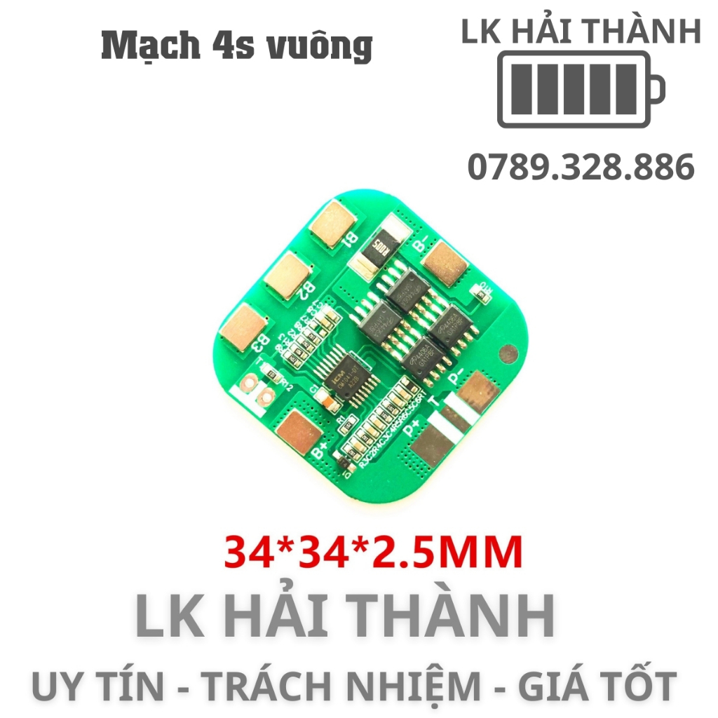 Mạch bảo vệ pin 4s 30a BW cho pin 3.7v có IC quản lí | Shopee Việt Nam