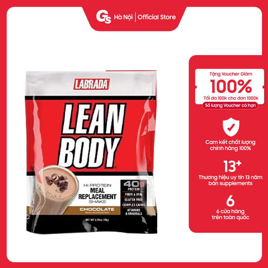 Bữa ăn thông minh Labrada Lean Body MRP 2.780z (gói 79 g) nhập khẩu Mỹ - Gymstore | Shopee Việt Nam
