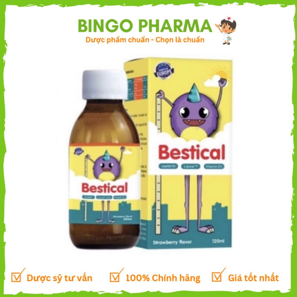 Canxi Bestical Canxi sinh học thế hệ mới tối ưu hấp thu giúp bé cao lớn ...