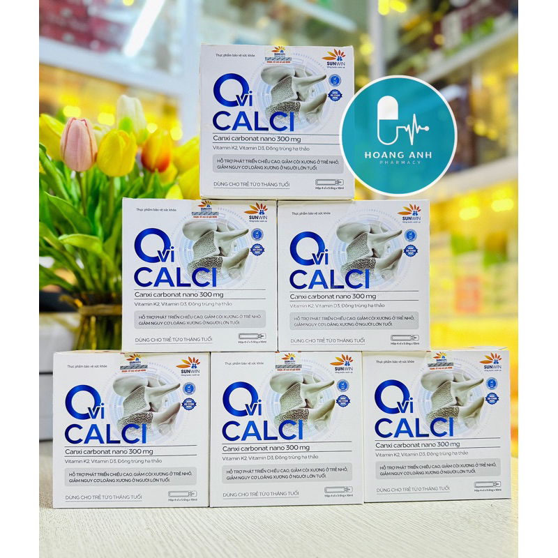 Ovi Calci bổ sung Canxi, Vitamin K2 D3 hỗ trợ phát triển chiều cao giảm ...