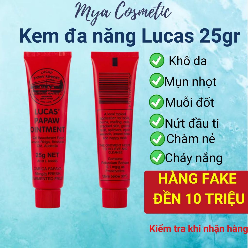 Kem đa năng Lucas Papaw Ointment 25g của Úc | Shopee Việt Nam