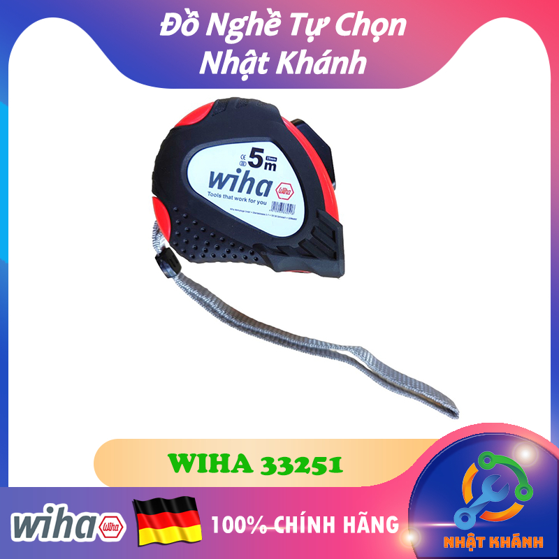 Thước Cuộn Bọc Nhựa Lõi Thép 5 Mét WIHA 33251 - Nhật Khánh HCM [chính ...
