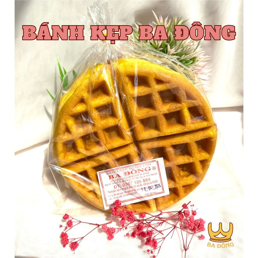 Bánh Waffle set 3 vỉ 120g (Bánh Kẹp - Bông Lan - Tổ Ong Ba Đông ...