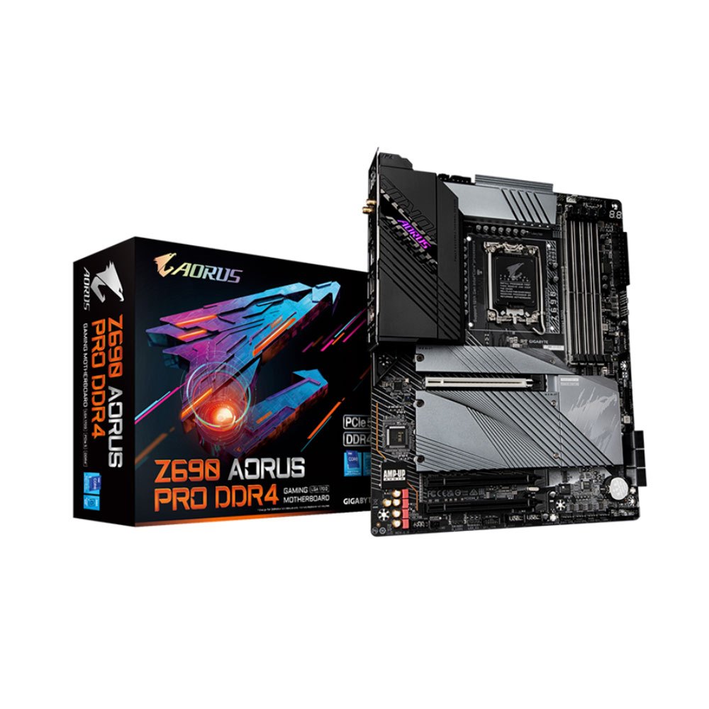Mainboard GIGABYTE Z690 AORUS PRO DDR4 (Intel Z690, Socket 1700, m-ATX ...